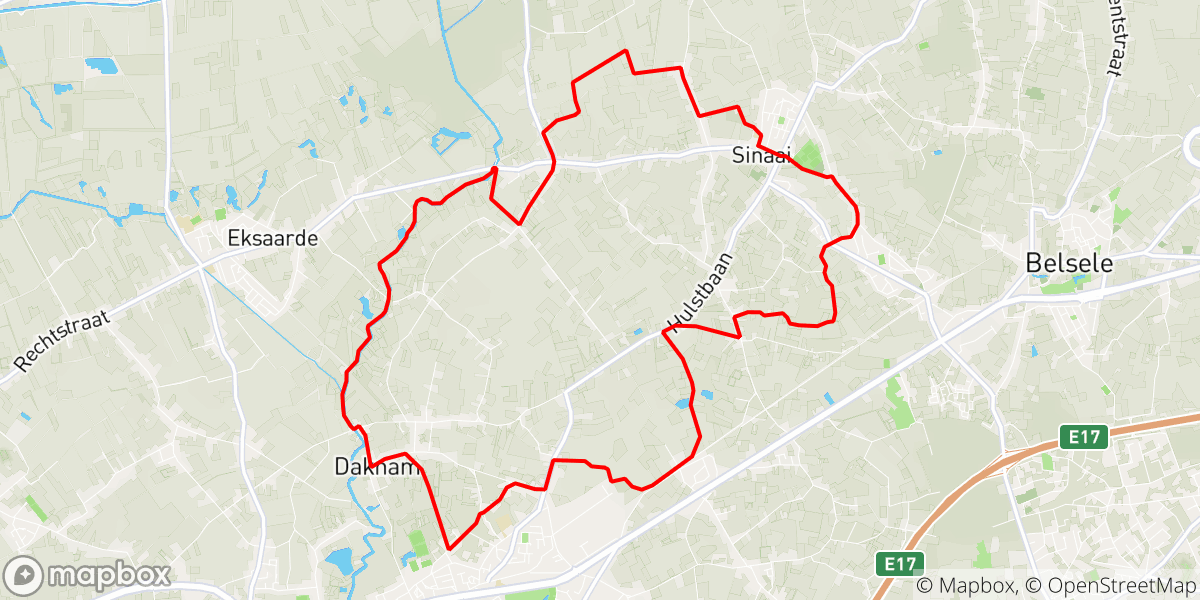 Dagstapper Sinaai. 23km en 1D+ hoogtemeters in Sint-Niklaas