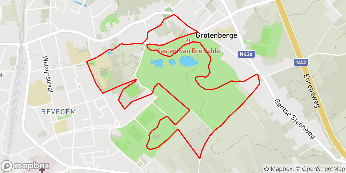 Loopomloop Zottegem - rood. 6km en 42D+ hoogtemeters in Zottegem