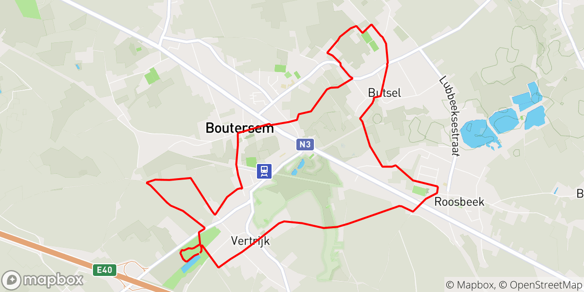 Kleine Kringwandeling . 11km en 43D+ hoogtemeters in Boutersem